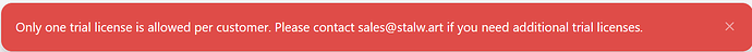 I got a enterprise trial licence, but its not active? how can i enable ...